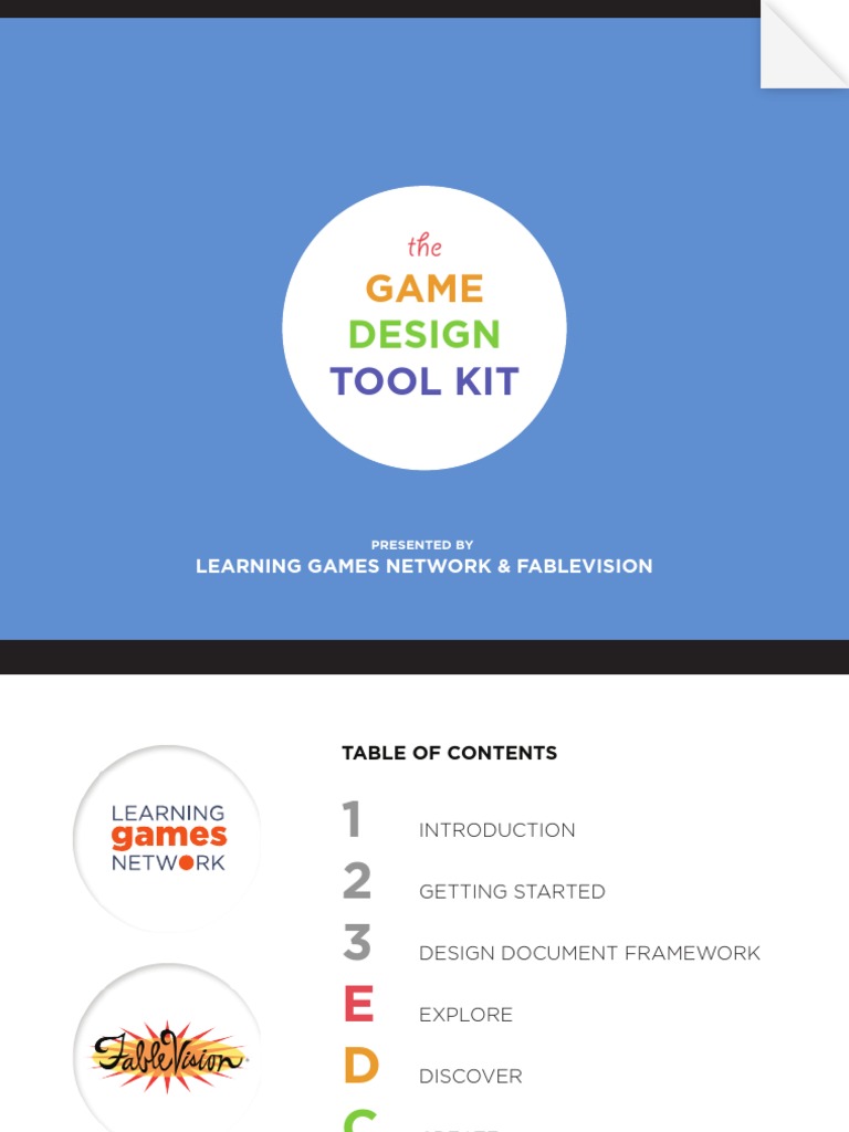 Game Design Tool Kit - Handbook | PDF | Game Design | Design