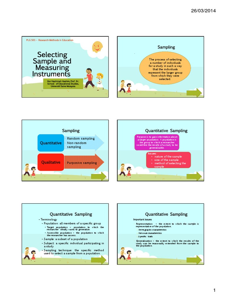 Quantitative Sampling Methods | PDF | Sampling (Statistics) | Validity (Statistics)