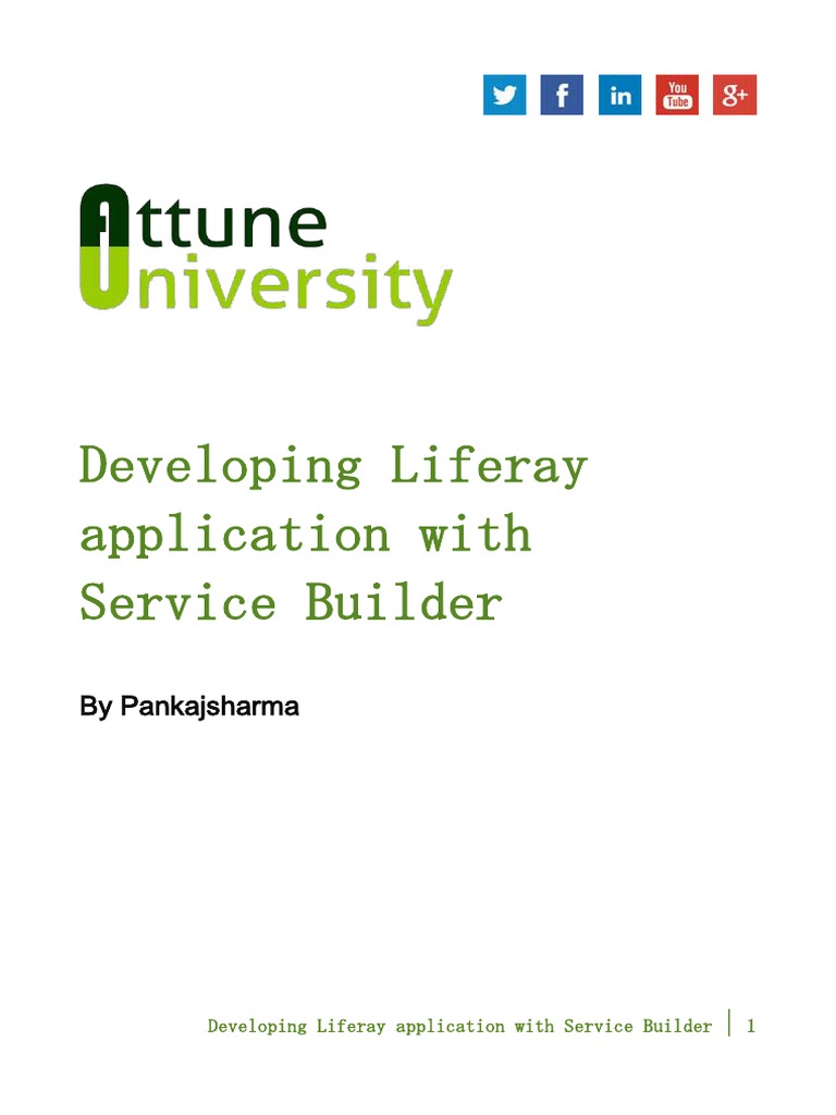 Developing Liferay Application With Service Builder | PDF | Java ...