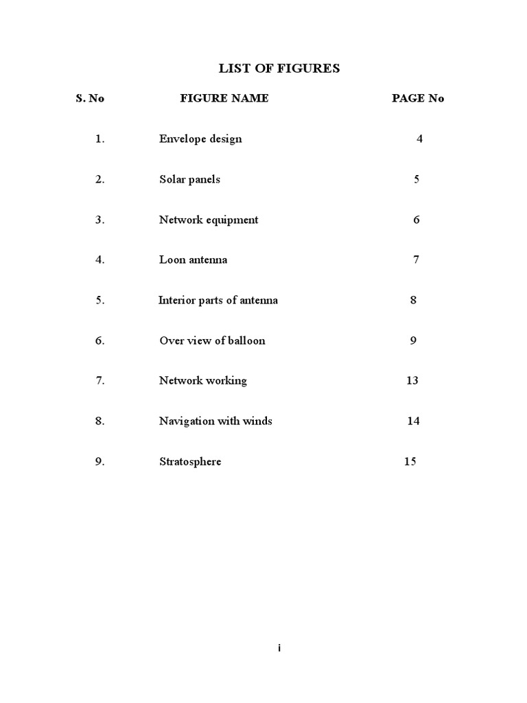 List of Figures Overview | PDF