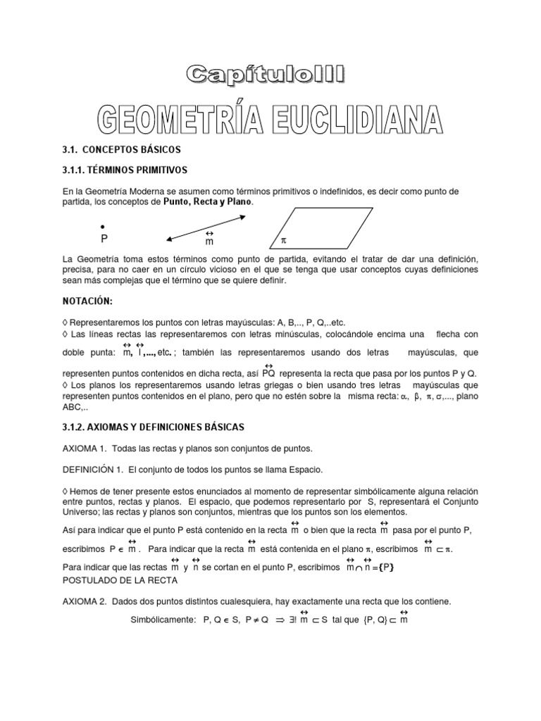 Geometria Euclidiana | PDF | Triángulo | Formas geométricas