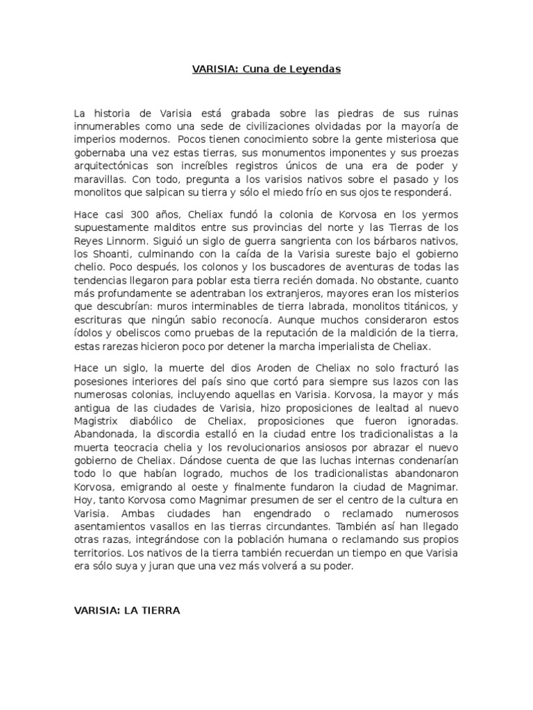 Varisia: Historia y Cultura Ancestral | PDF | Chamanismo | Tribu