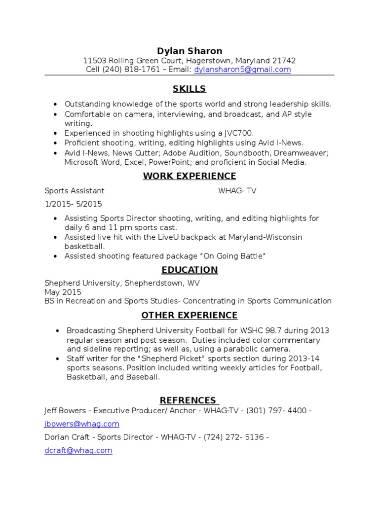 Dylan Sharon - Resume | PDF | Career & Growth | Social Science