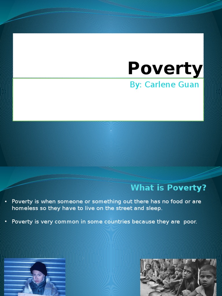 Understanding Global Poverty Issues | PDF
