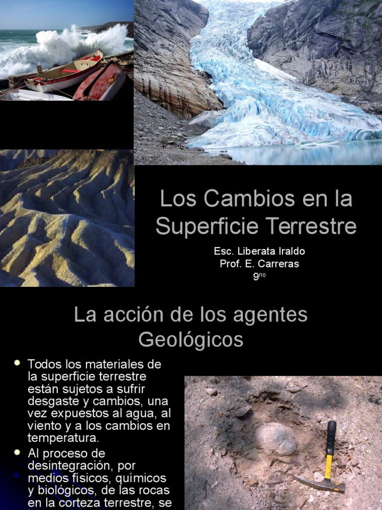 Cap 3 Los Cambios en La Superficie Terrestre 1226338633142830 9 | PDF ...