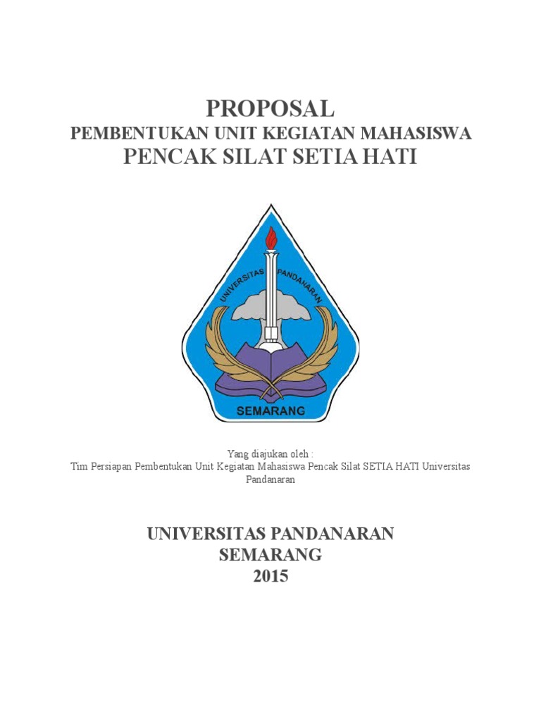 Proposal Pembentukan Unit Kegiatan Mahasiswa | PDF