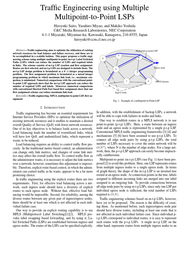 MPLS | PDF | Multiprotocol Label Switching | Networking