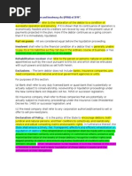 Questions and Answers On Fria | PDF | Bankruptcy | Liquidation