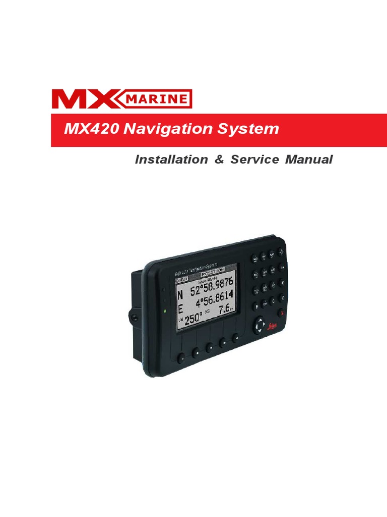 MX420 InstallManual | PDF | Electrical Connector | Electrical Wiring