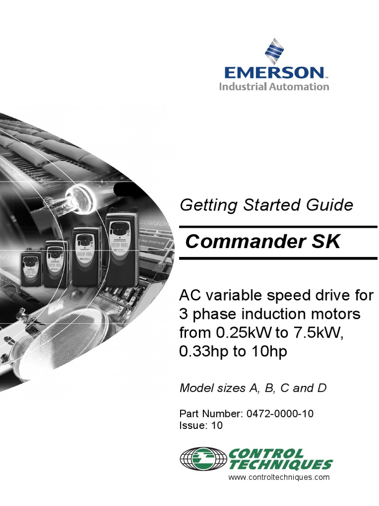 Control Techniques Drive User Manual | PDF