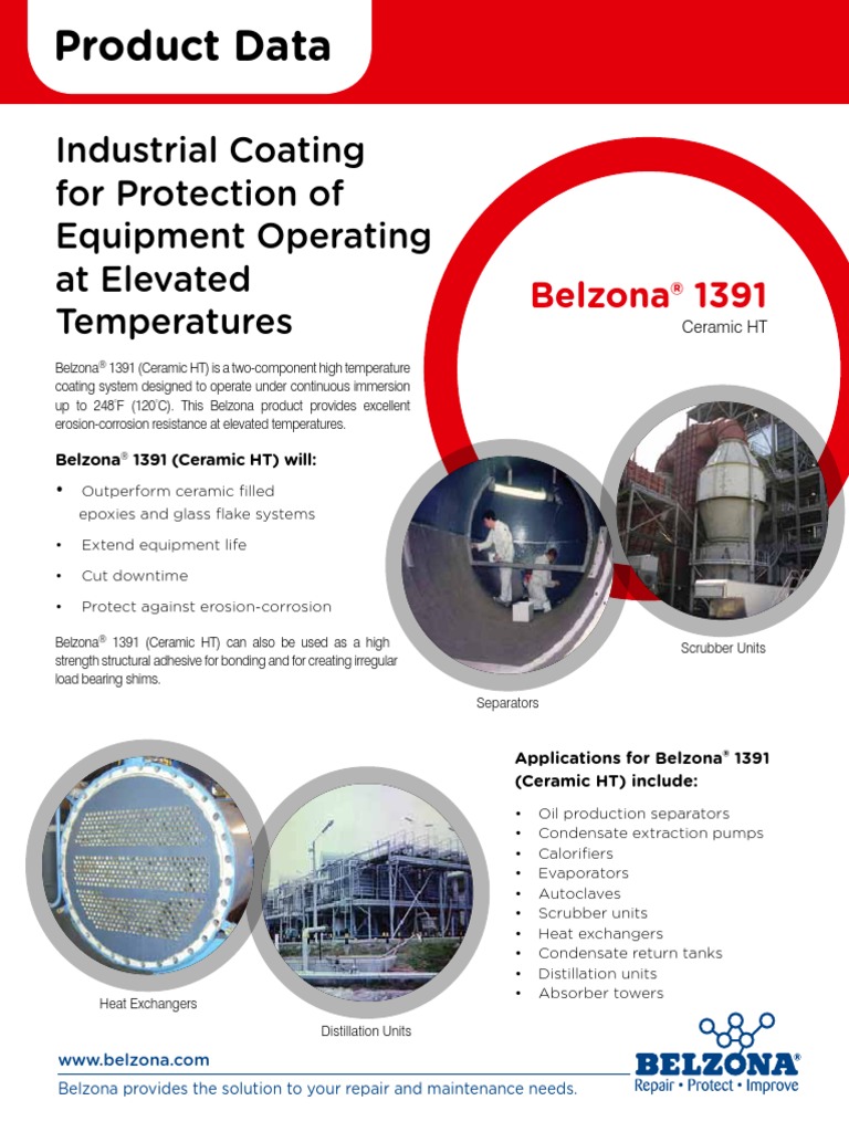 Belzona 1391 | PDF | Ceramics | Epoxy