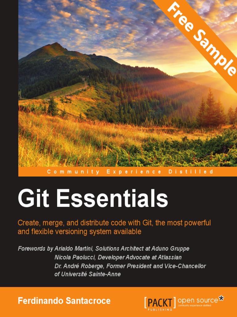 Git Essentials Sample Chapter Pdf Version Control Linux