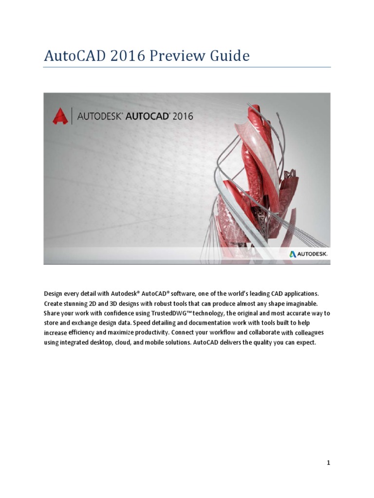 autocad guide | AutoCAD | Autodesk