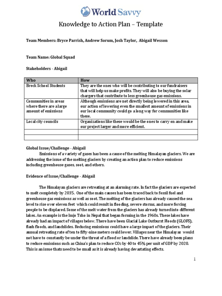 2015-K2a - Template - Abigail Wesson | PDF | Nature | Natural Environment