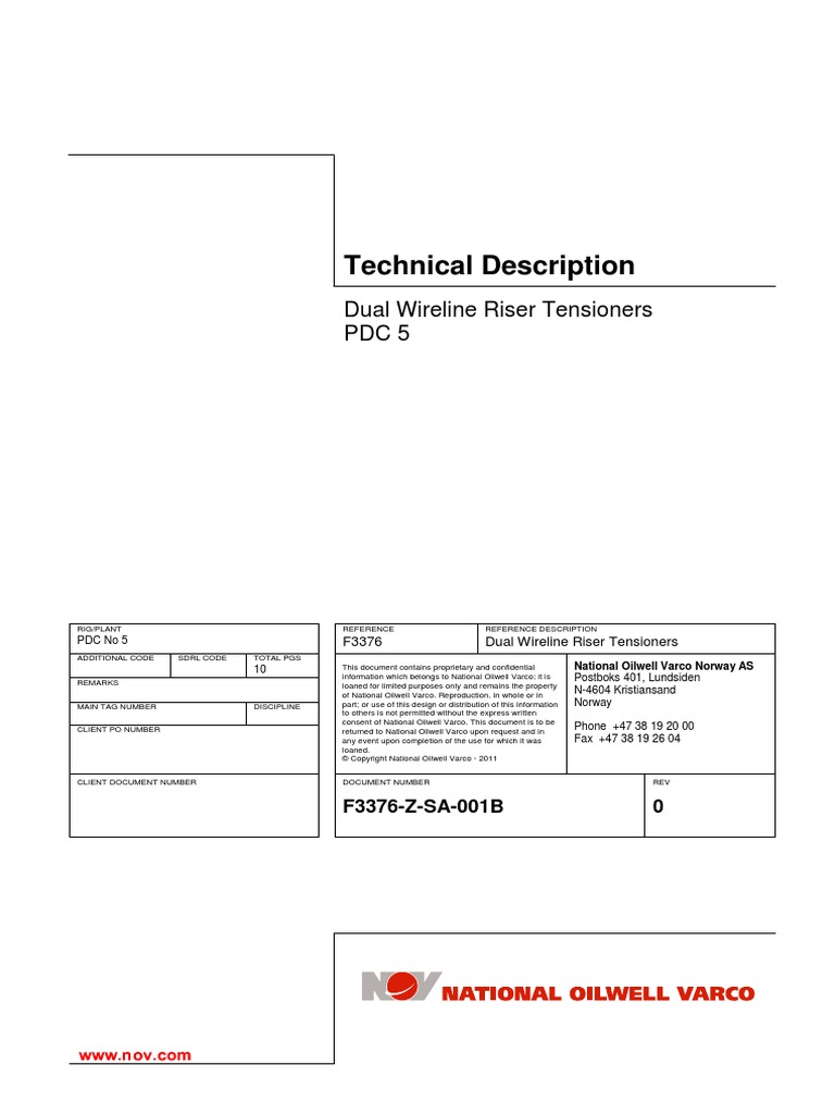 Dual Wireline Riser Tensioners | PDF | Valve | Cylinder (Engine)