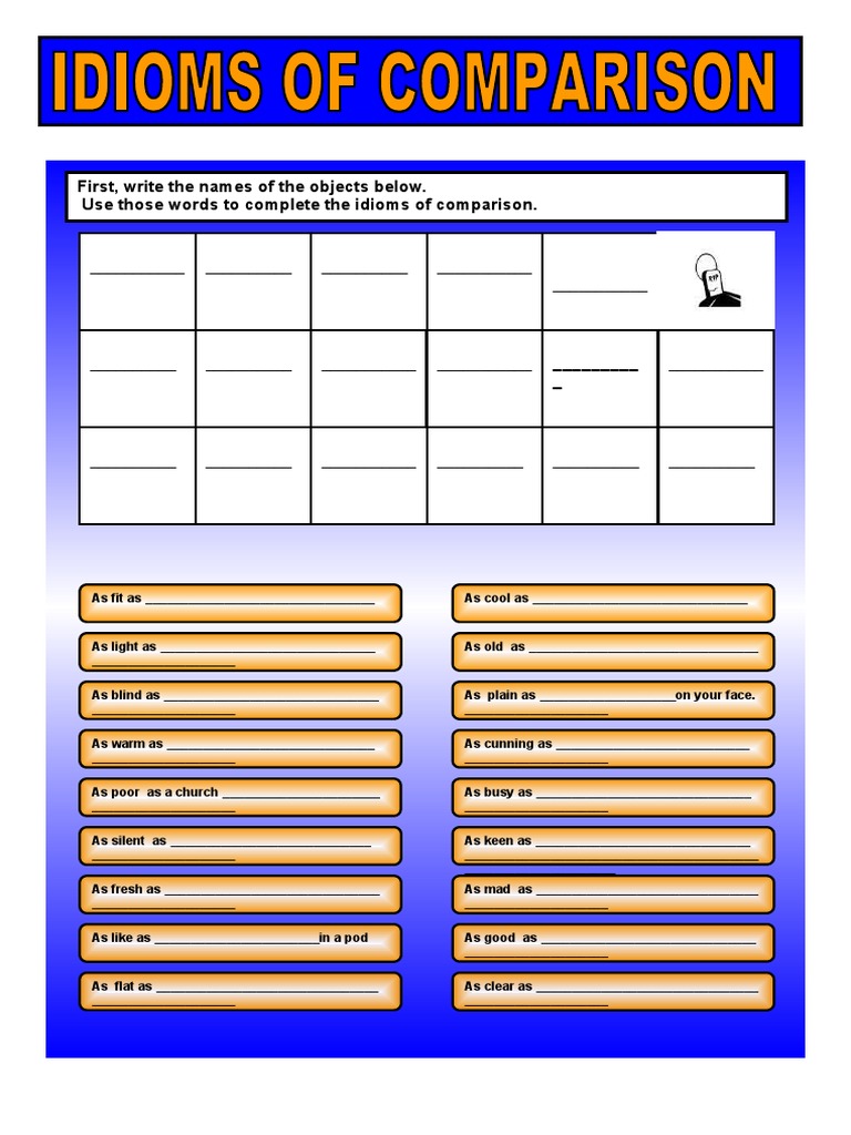 Idioms of Comparison | PDF