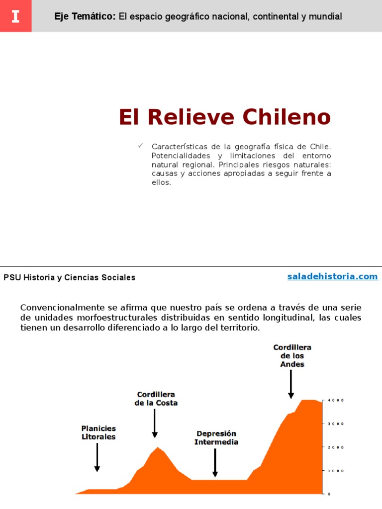 Relieve de Chile | PDF | Andes | Terreno