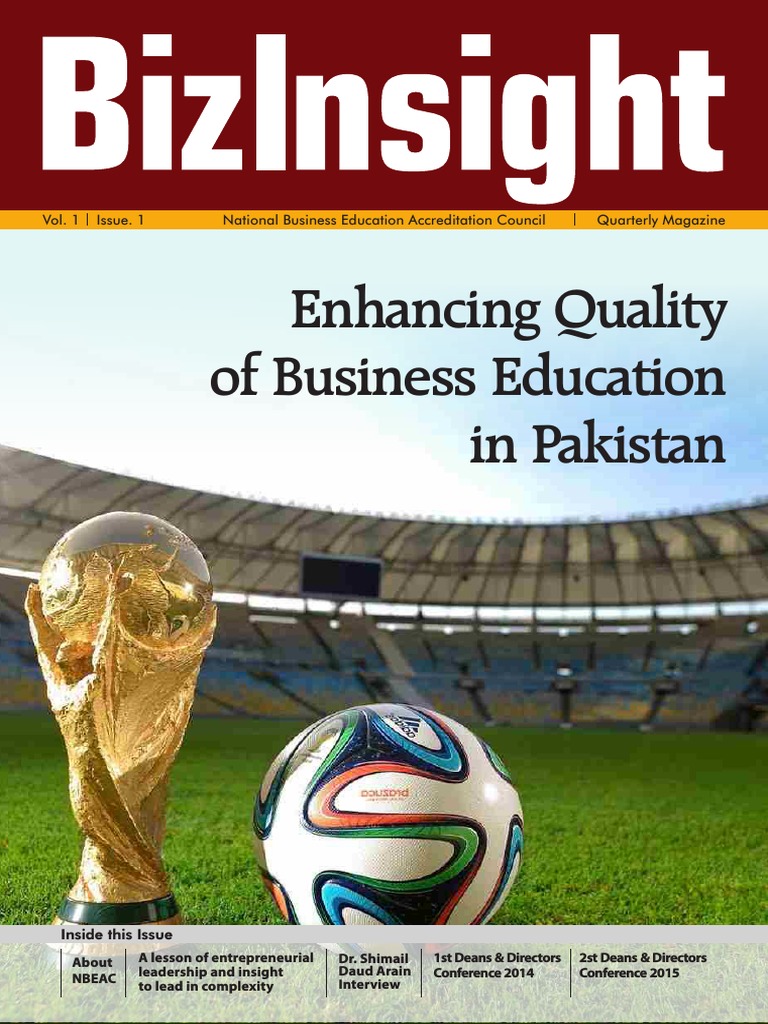 BizInsight NBEAC Magzine Vol1 Issue 1 | PDF | Academic Degree ...