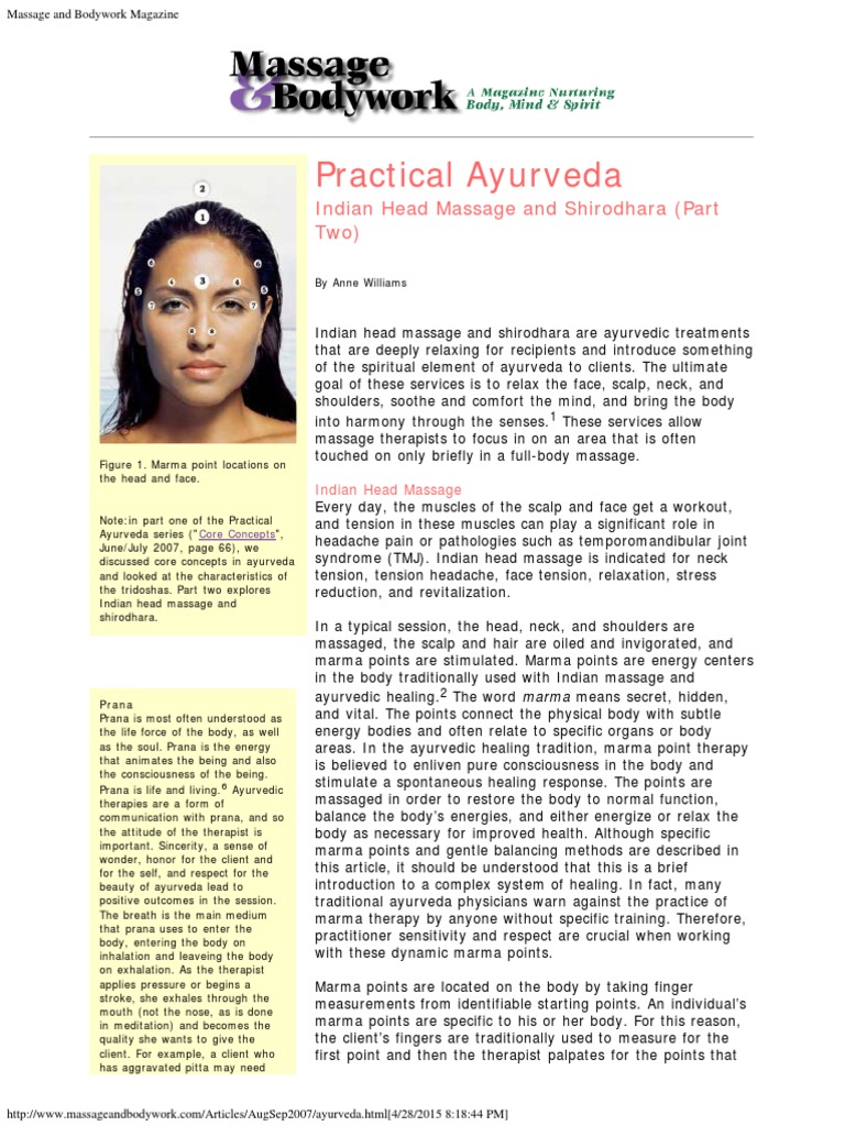 Relaxing Ayurvedic Treatments For Mind And Body A Guide To Indian Head