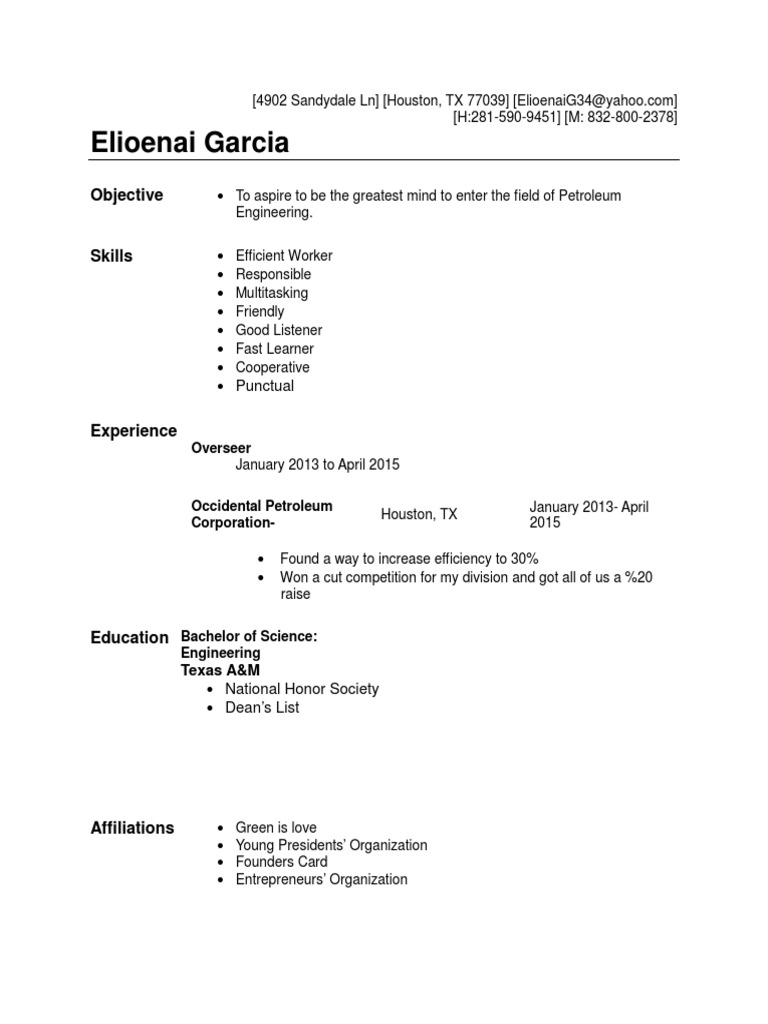 Elis Resume | PDF