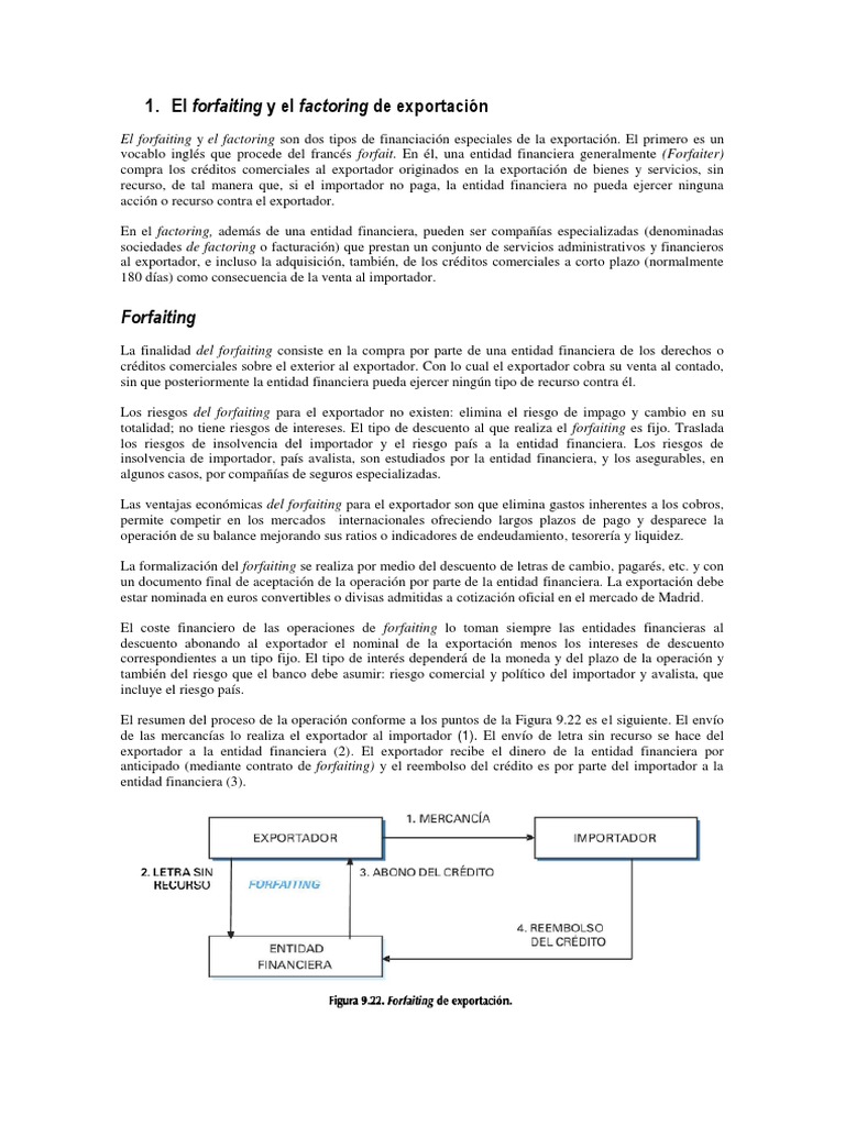 El Forfaiting, Factoring y Leasing de Exportación | Descargar gratis ...