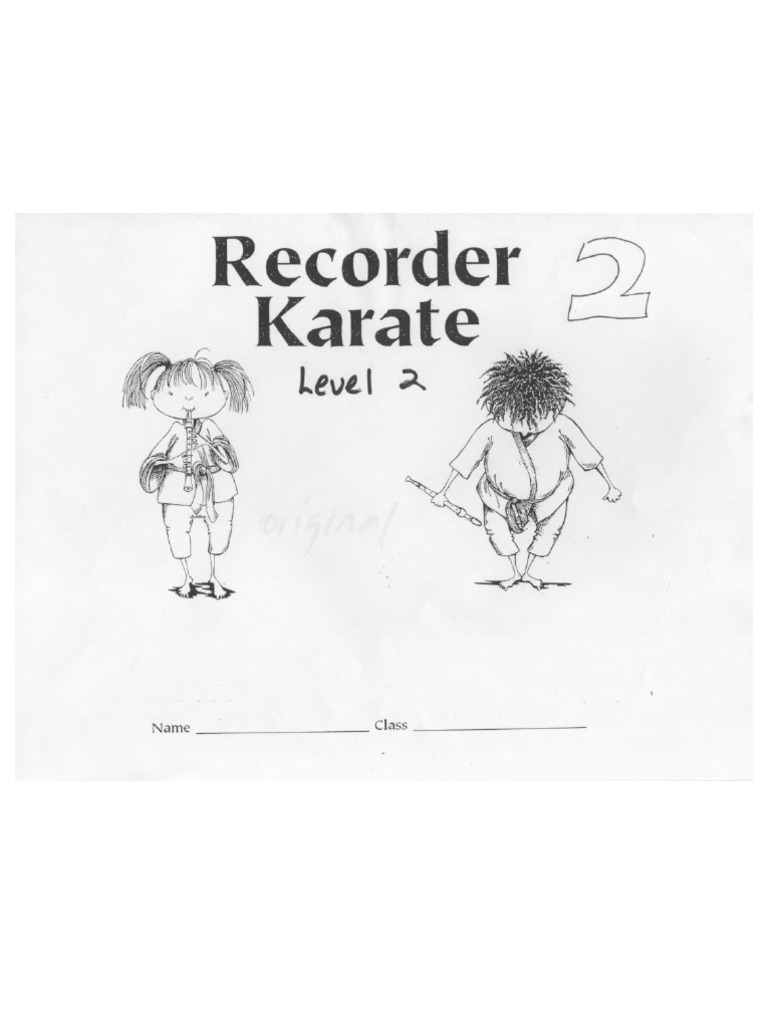 Recorder Karate | PDF