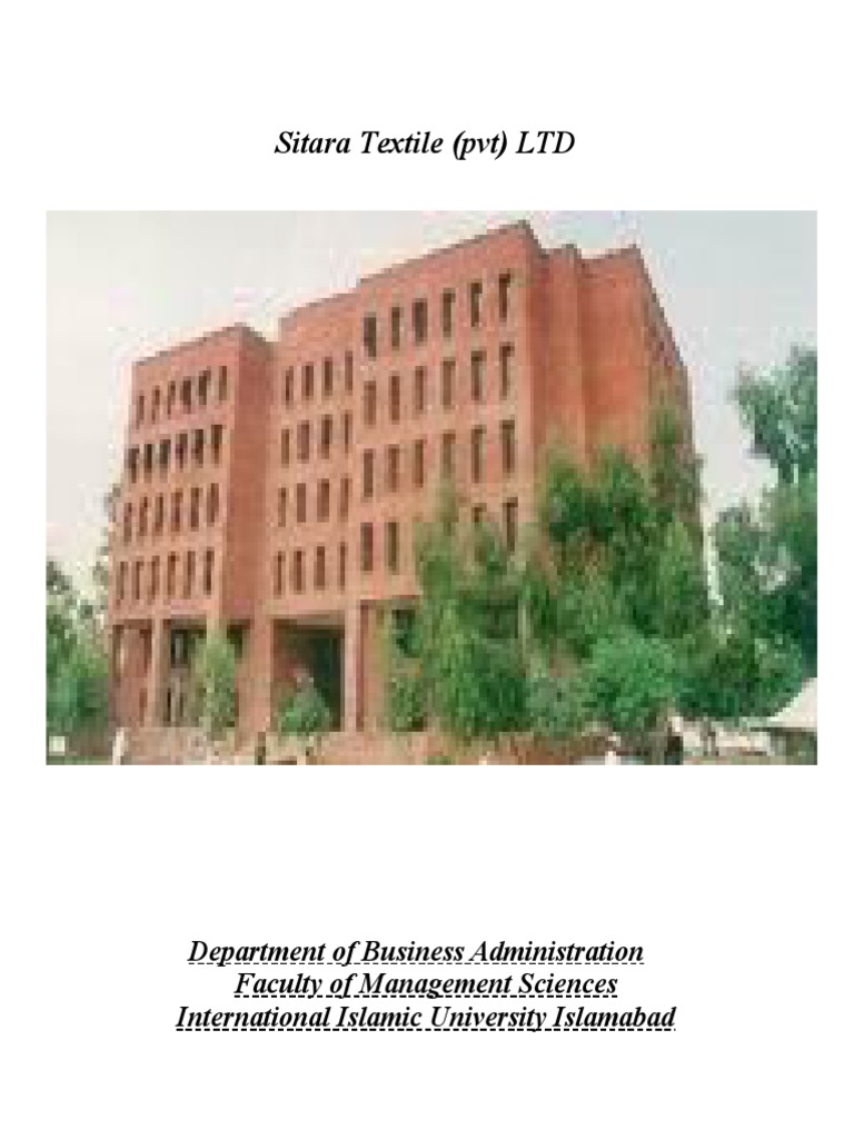 Sitara Textile Marketing Strategies | PDF | Fashion | Textiles