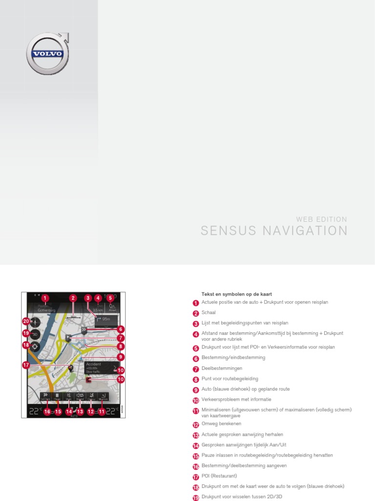 Sensus Navigation MY16 NL-NL Tp18614 | PDF