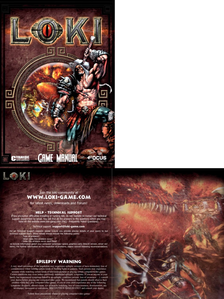 LOKI Game Manual | PDF | Microsoft Windows | Video Games