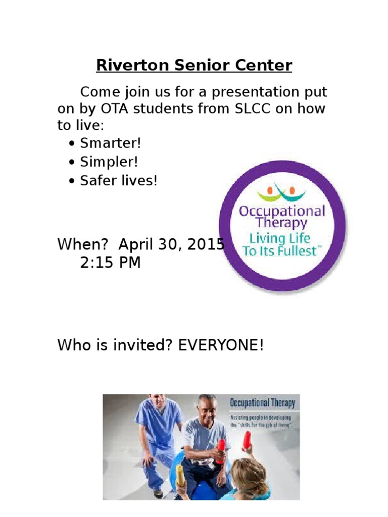 Senior Center Flyer | PDF