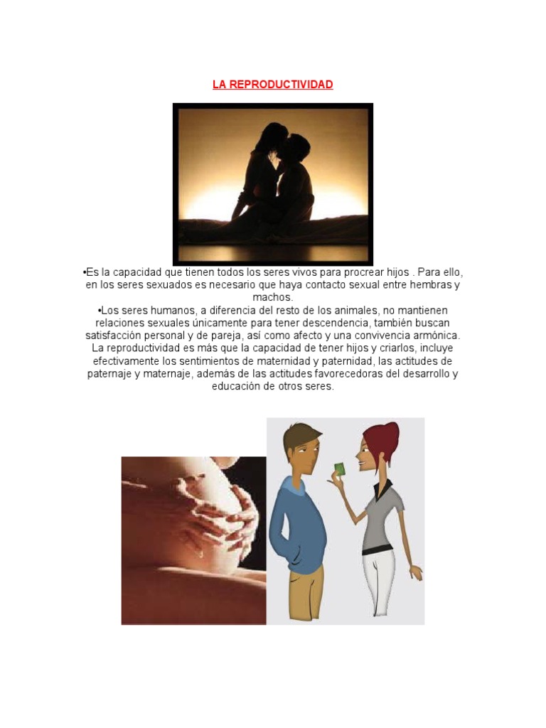 Reproductividad | PDF | La sexualidad humana | Conceptos psicologicos