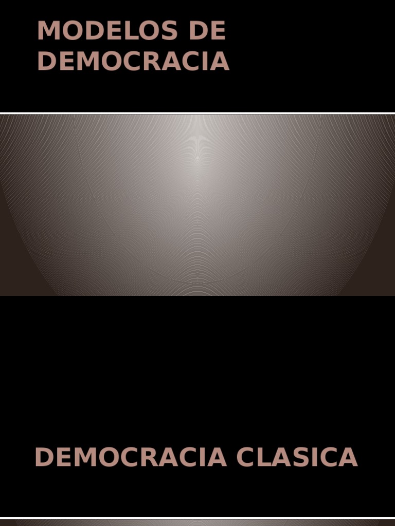 Modelos de Democracia, David Held | PDF | Democracia | Ideologías políticas
