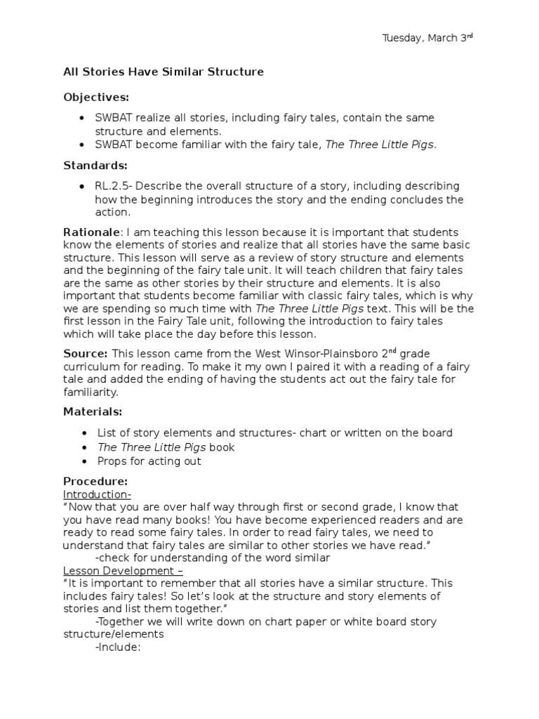Understanding Story Structure in Fairy Tales | PDF | Fairy Tales | Fairies