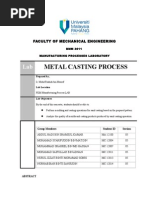 Metallography Experiment Report | PDF | Microscope | Microscopy
