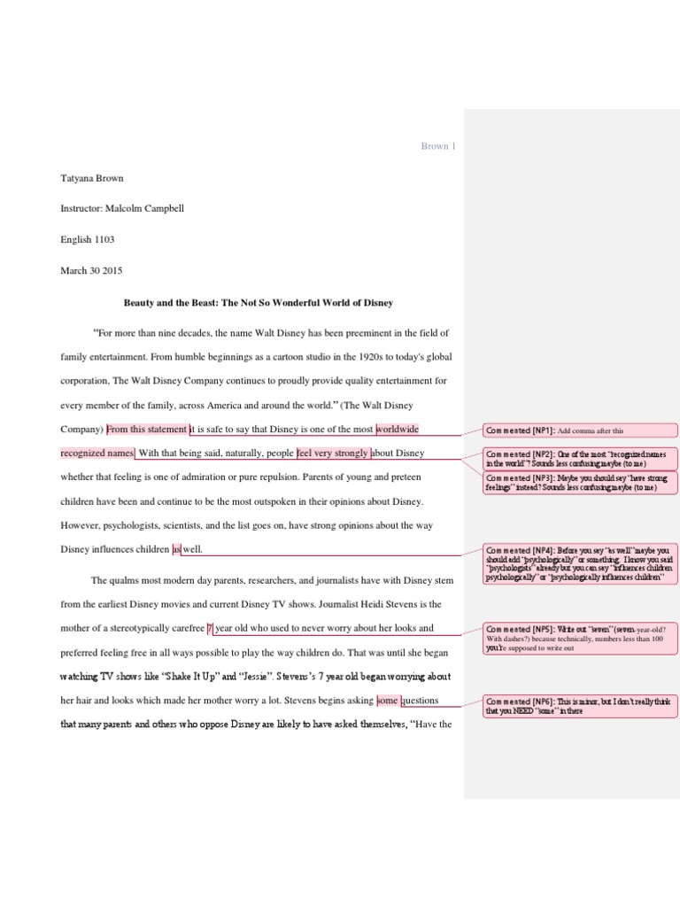 Peer Edited EIP Rough Draft | PDF | Leisure