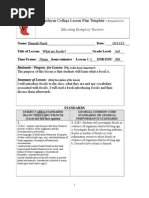 Fossils Lesson Plan | PDF | Fossil | Science