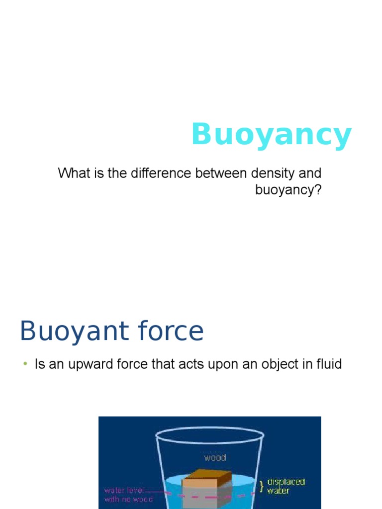 Understanding Buoyancy Basics | PDF | Philosophy
