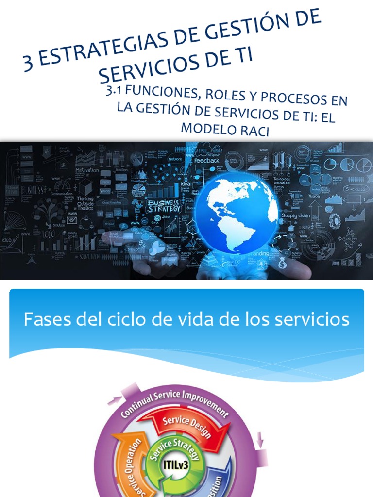 3.1 Funciones, Roles y Procesos en La Gestión de Servicios de Ti El ...