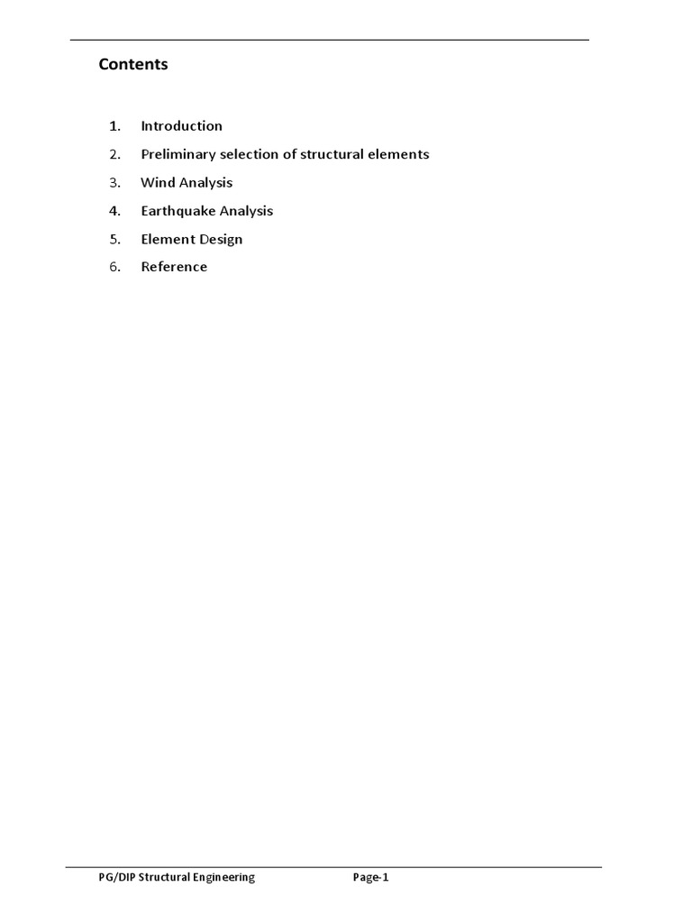 Highrise Building Design Report | PDF | Deep Foundation | Beam (Structure)