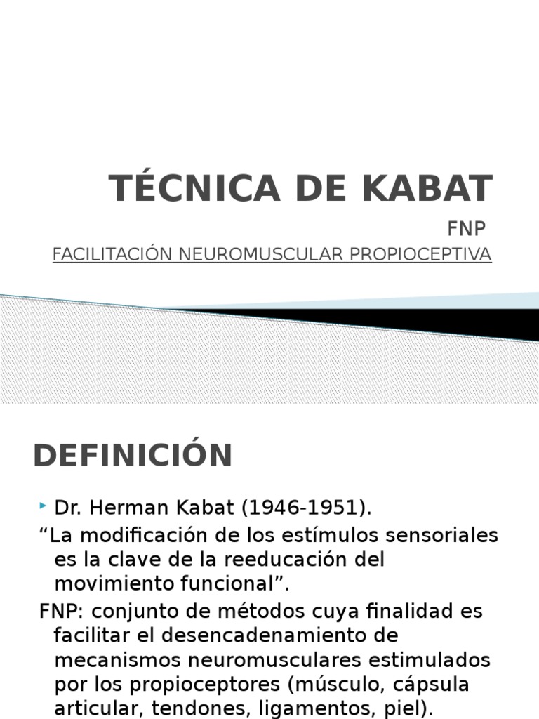 Tecnica Kabat | PDF | Músculo | Hombro