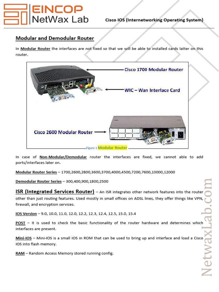 Cisco Ios Internetworking Operating System Pdf Router Computing Booting