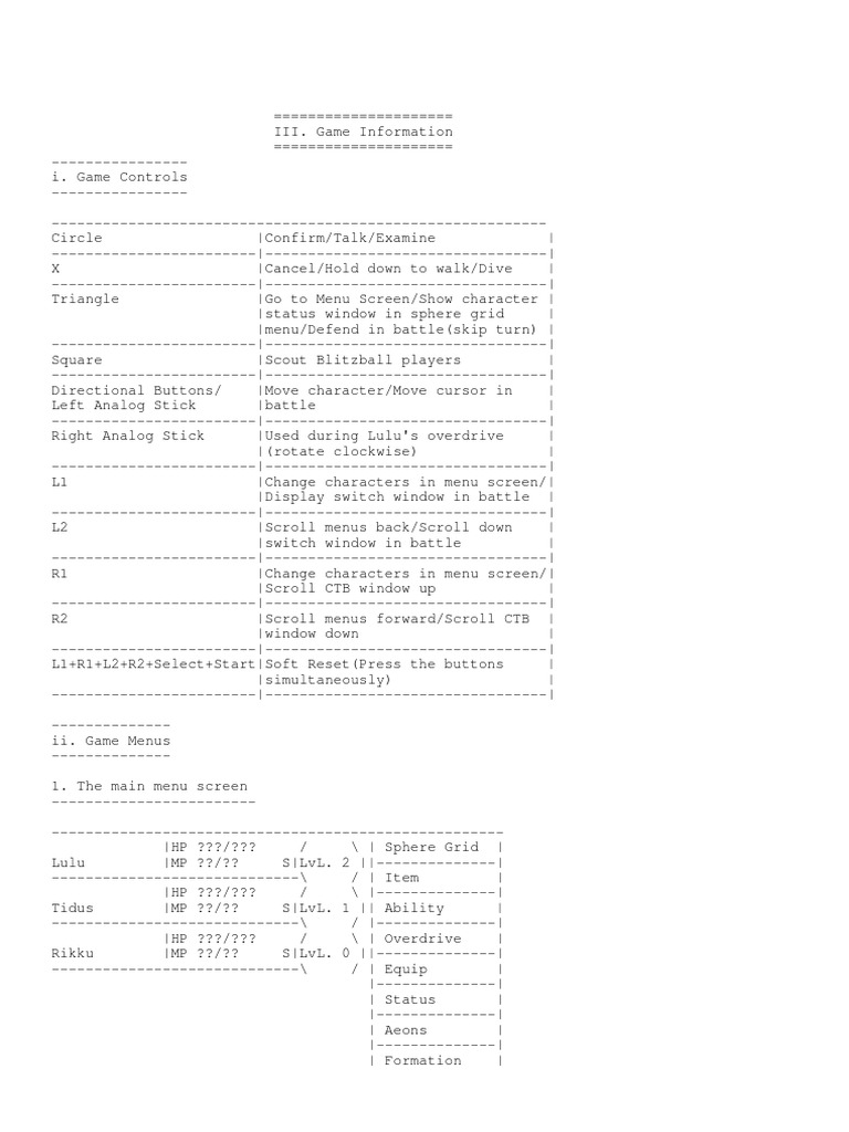 Final Fantasy X Guide | PDF | Square (Company) | Final Fantasy