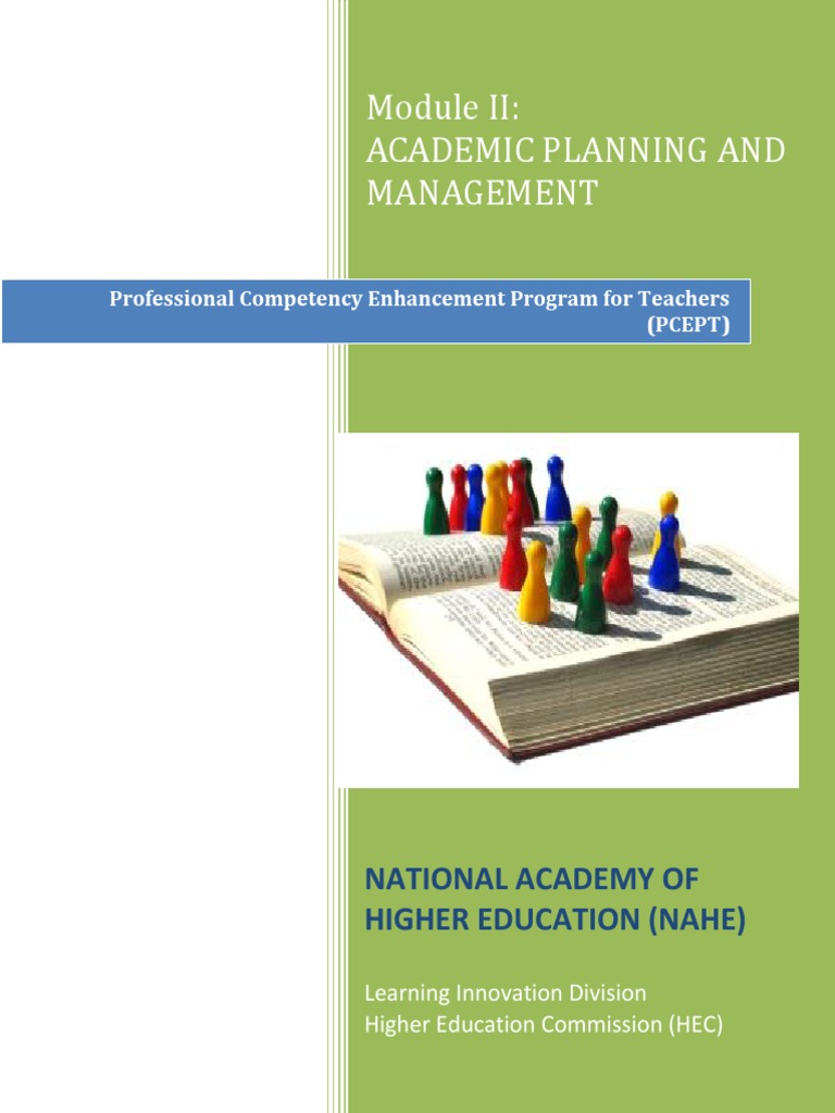 Academic Planning and Management Guide | PDF | Educational Assessment ...