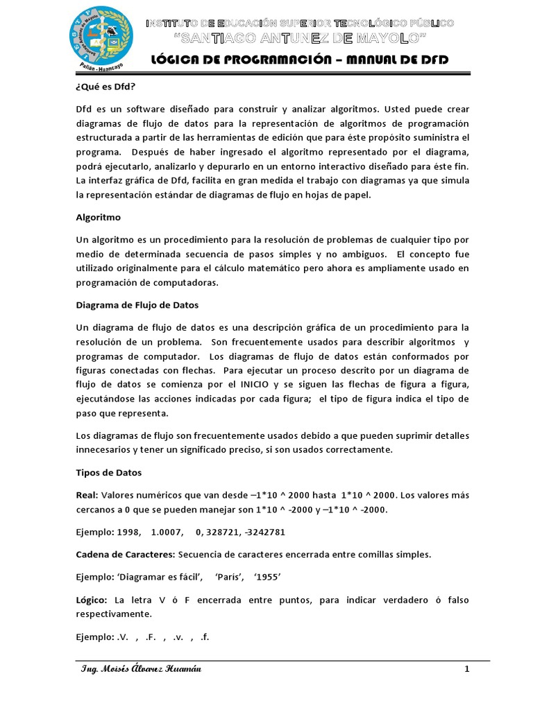 Manual de DFD PDF | PDF | Algoritmos | Point and Click