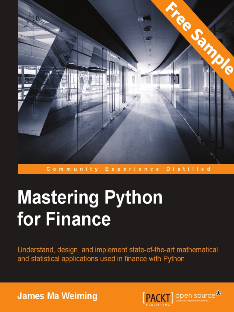 Mastering Python For Finance Sample Chapter Python