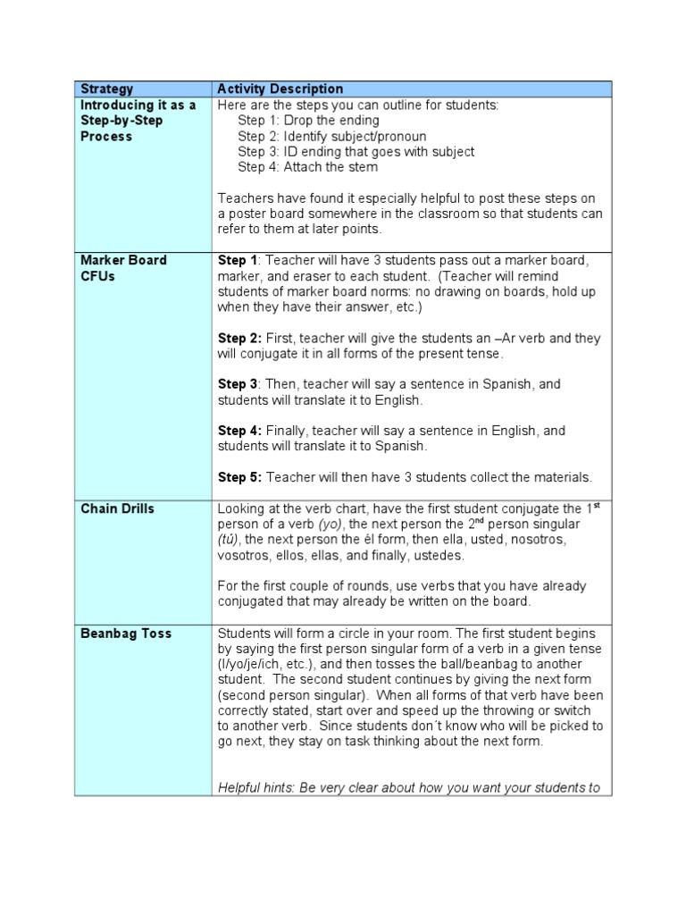 Spanish Verb Conjugation Games | PDF | Grammatical Conjugation | Philology