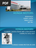 Honda's Market Strategy in Pakistan | PDF | Honda | Toyota