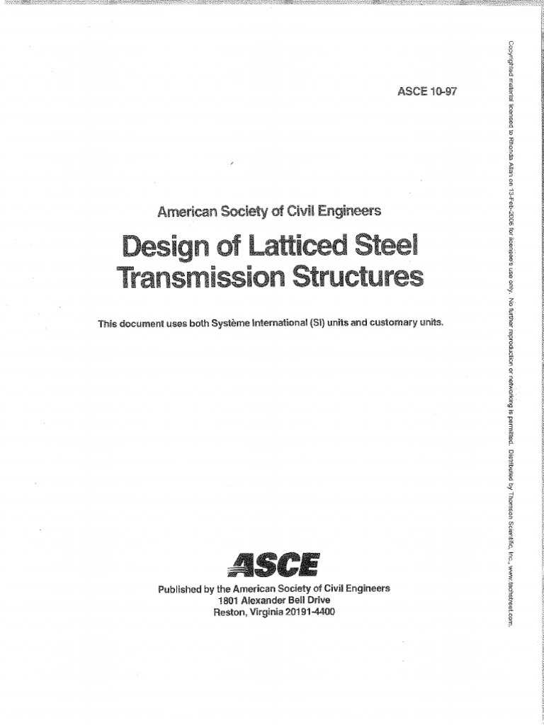 Asce 10-97 - 1 | PDF