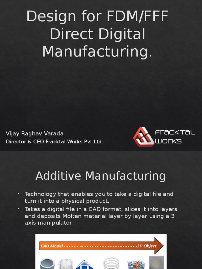 Design for FDM | 3 D Printing | Technology | Free 30-day Trial | Scribd