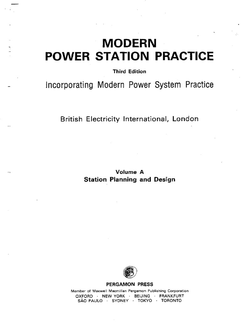 Modern Power Station Practice | PDF